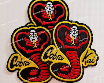 Large Cobra Snake Patch - Etsy
