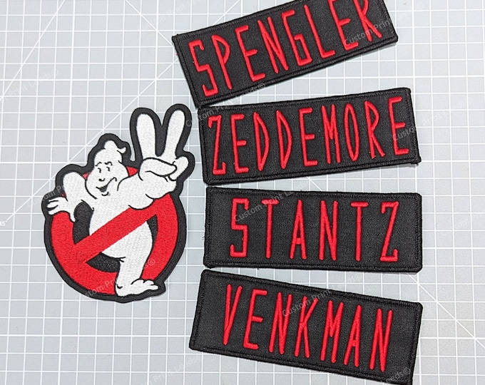 Ghostbusters 2 Logo and Name Tag Set for Costum's, Cosplay, Halloween - Iron on Available - Etsy