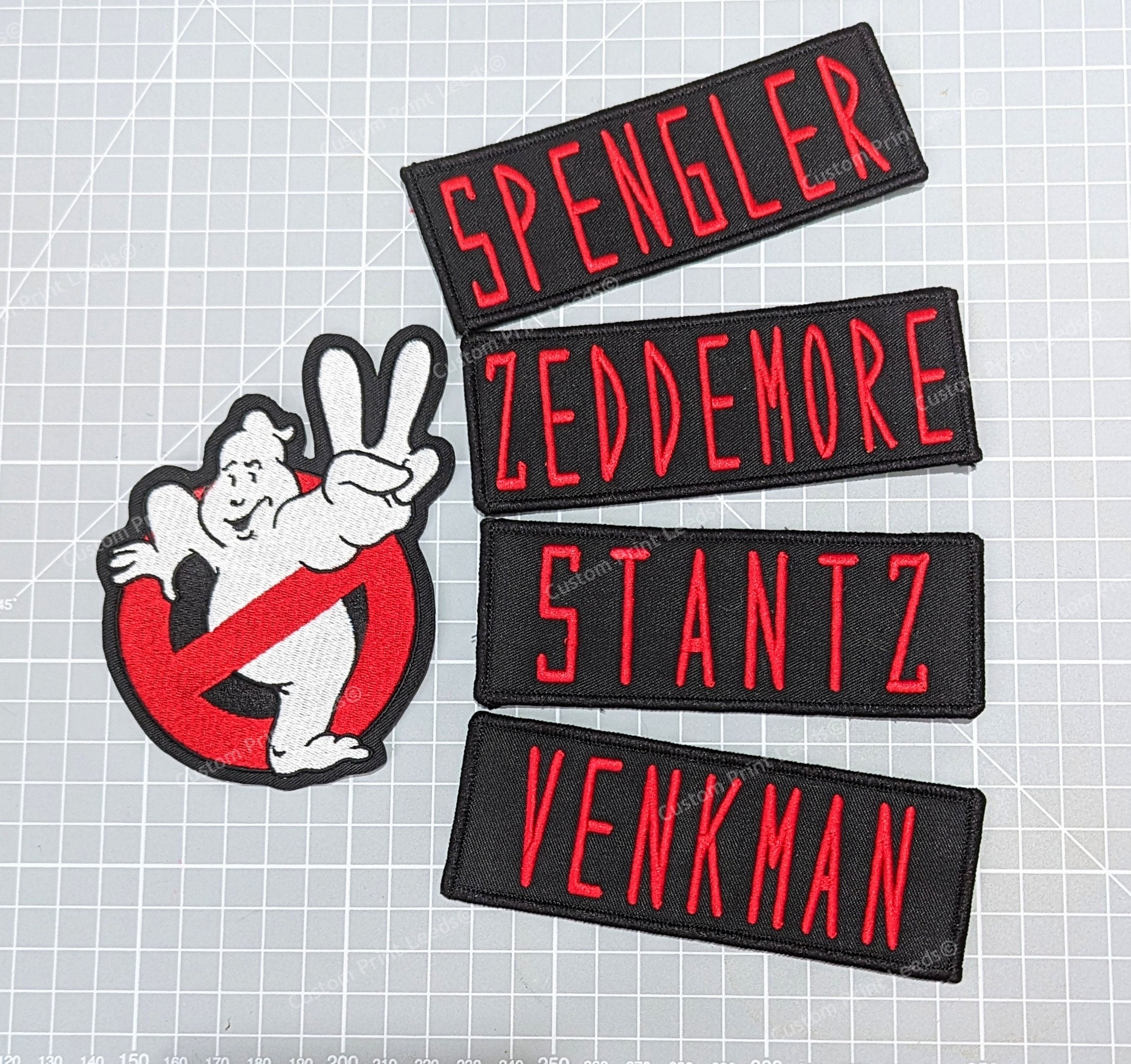 Ghostbusters 2 Logo or Name Tag Set for Costum's, Cosplay, Halloween ...