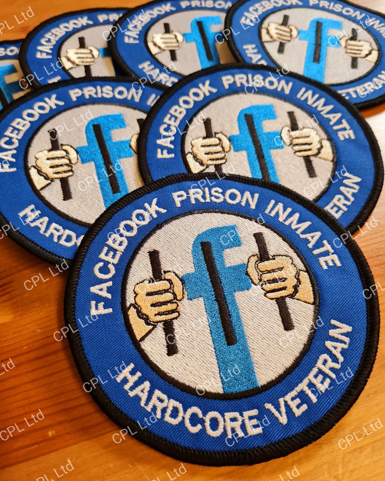 Facebook / FB Jail Funny Joke Novelty Embroidered Badge / | Etsy