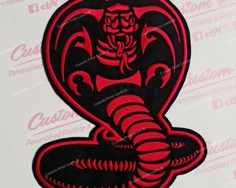 Large Cobra Snake Patch - Etsy