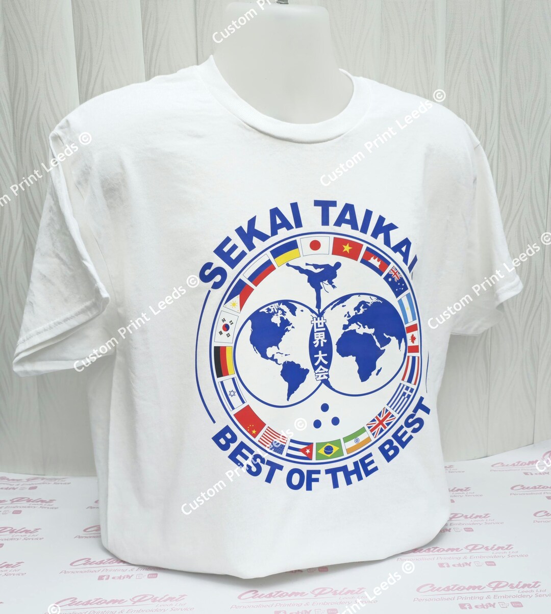 Sekai Tiakai T-shirt - Made to Order Cobra Kai, Karate Kid - Check It ...