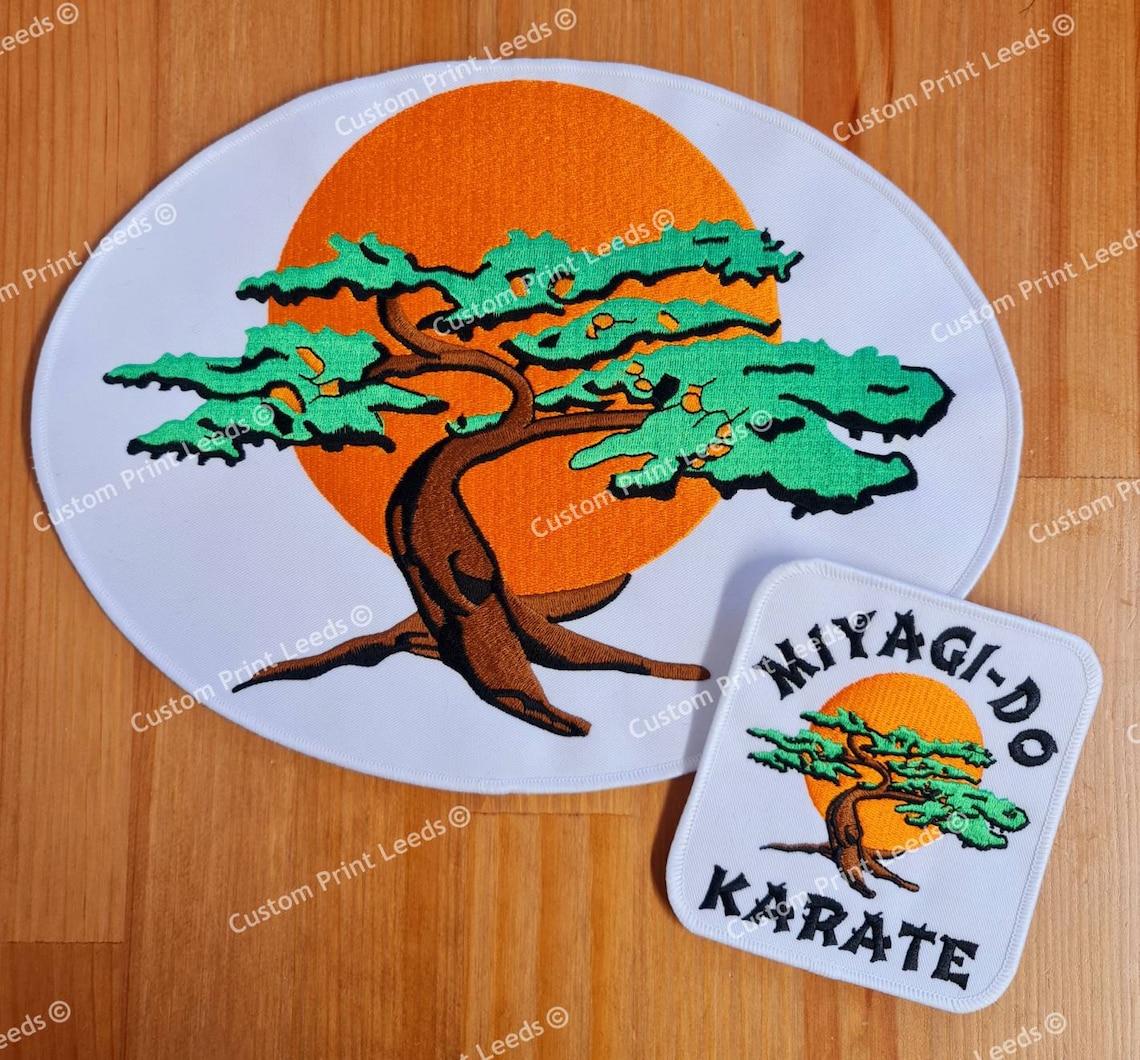 Karate Kid 1984 Miyagi Do Karate Embroidered Patch Set Cobra | Etsy