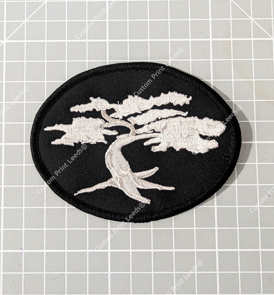 Miyagi Do Bonsai Tree Embroidered Patch, Karate Kid Cobra/kai - Iron on ...