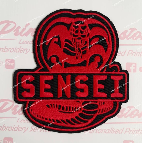 Cobra Kai Sensei Embroidered Arm Badge Film / Novelty Gift / - Etsy UK