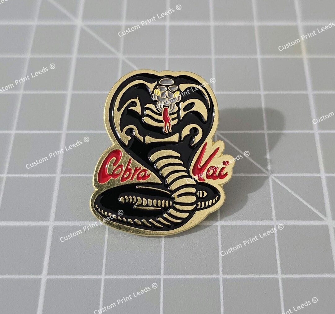 Cobra Kai Snake Pin Badge, Metal Pin Badge, High Quality Check It Out ...