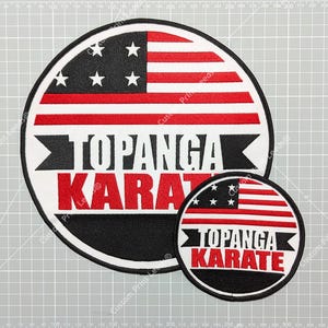 Cobra Kai/karate Kid Topanga Karate Embroidered Logo Patch Set Coplay ...