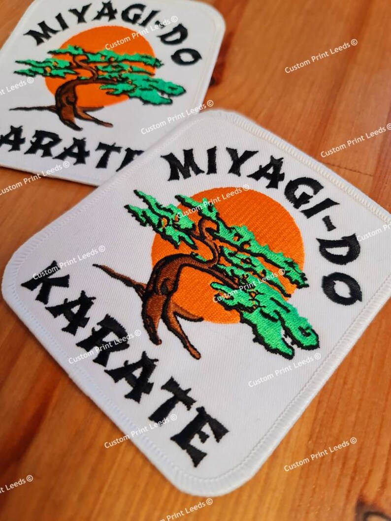 Karate Kid 1984 Miyagi Do Karate Embroidered Patch Set Cobra | Etsy