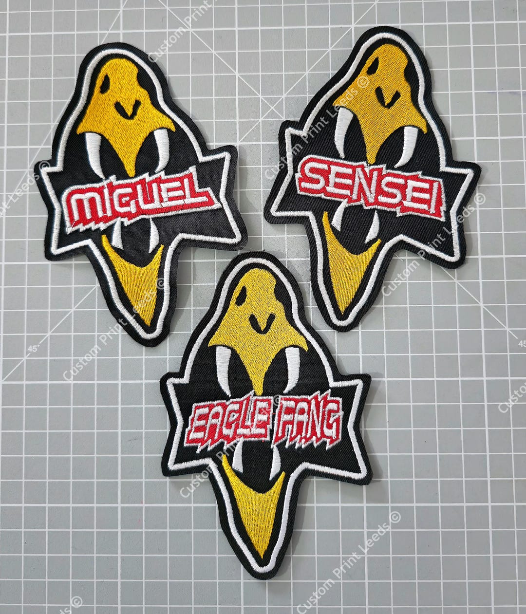 Cobra Kai's Eagle Fang Tournament Side Arm Patch for Cosplay Costume's ...