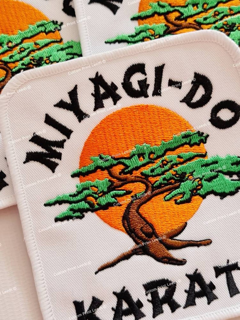 Karate Kid 1984 Miyagi Do Karate Embroidered Patch Set Cobra - Etsy
