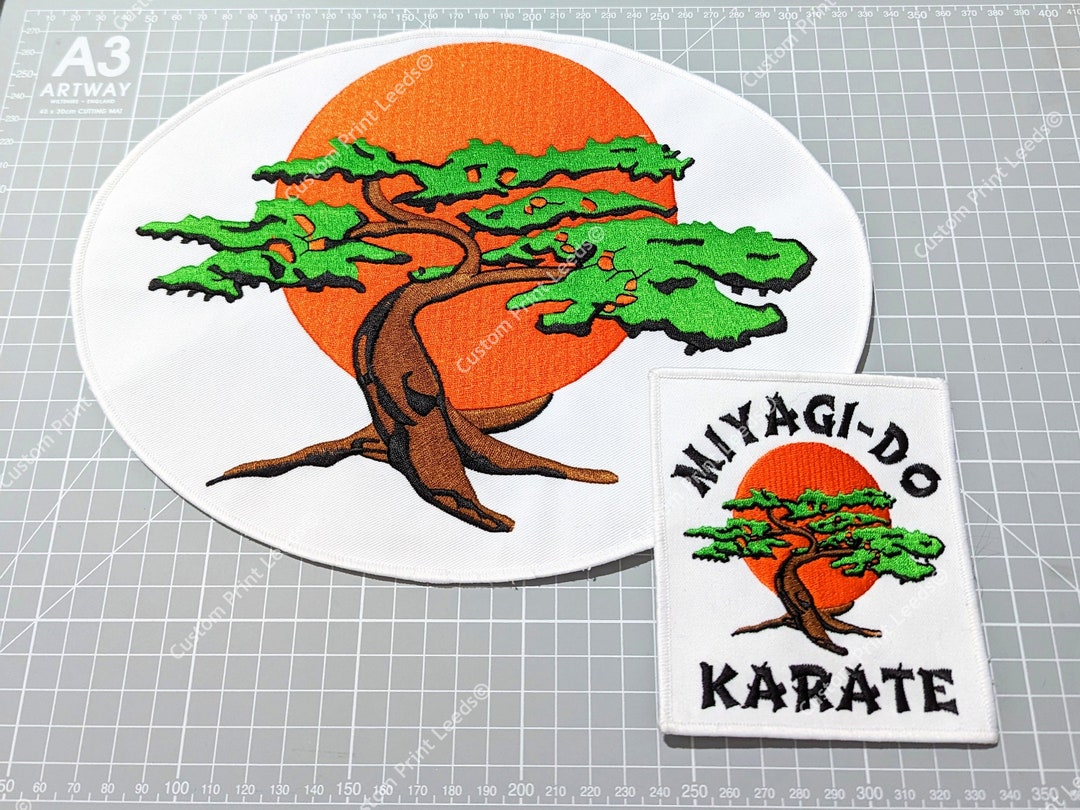 Karate Kid 1984 Miyagi Do Karate Embroidered Patch Set - Cobra Kai ...