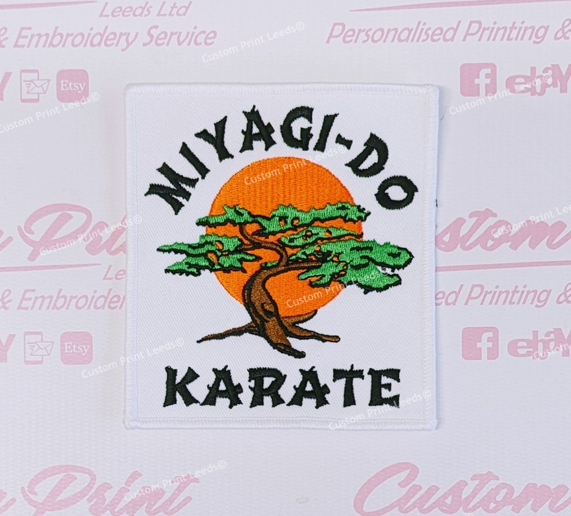 Karate Kid 1984 Miyagi Do Karate Embroidered Patch Set Cobra - Etsy