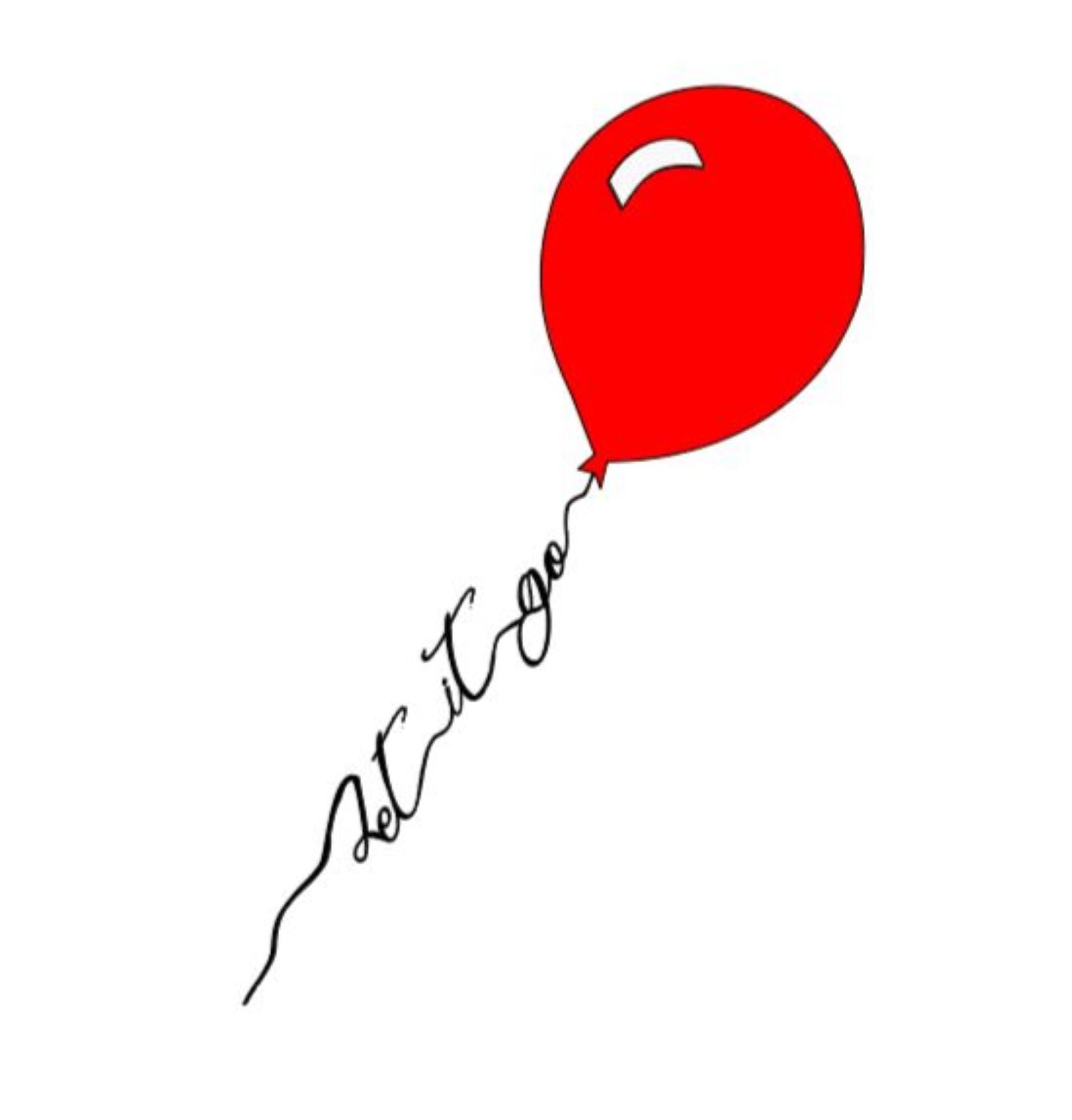 Balloon let It Go Digital Files Svg and | Etsy