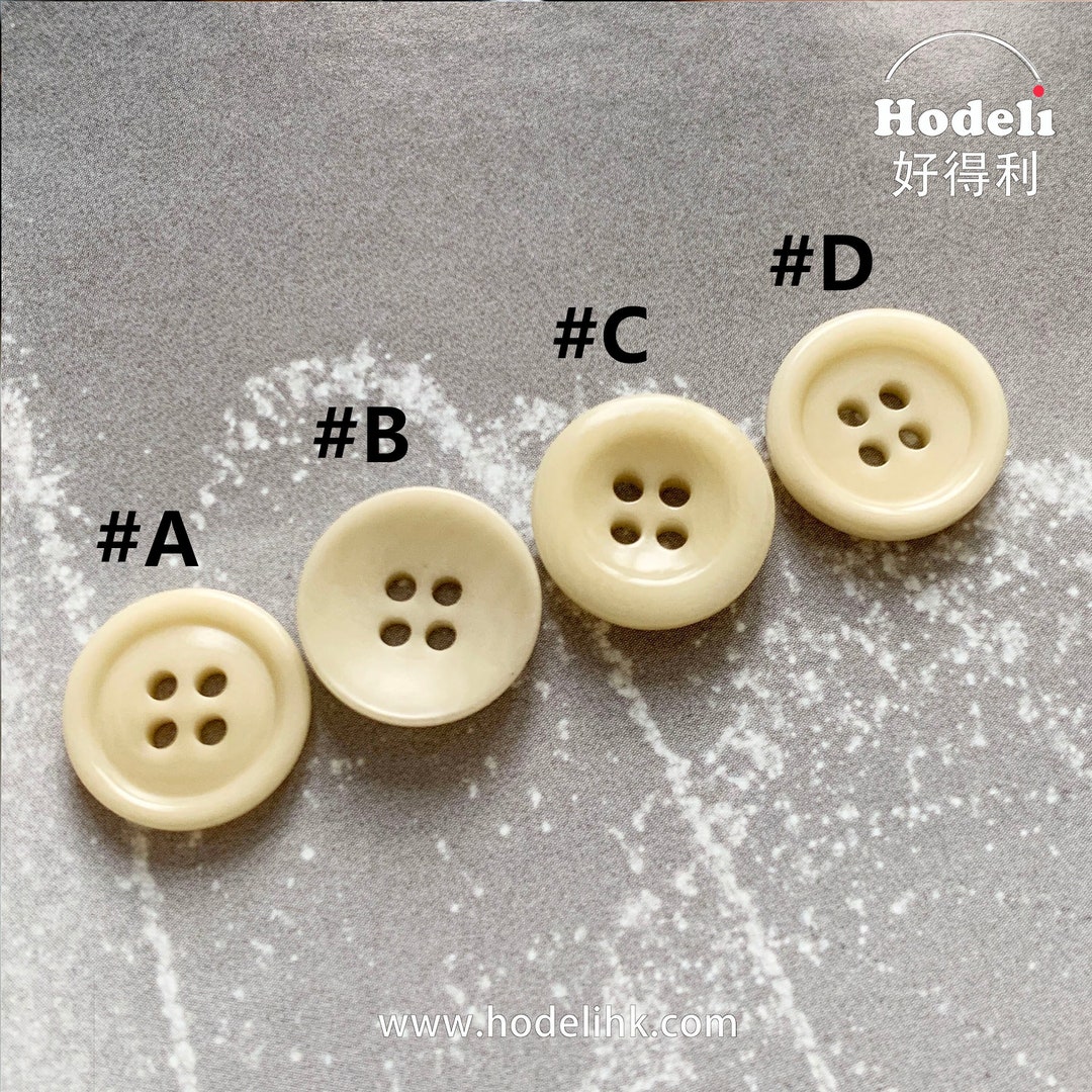 15/18/20mm Corozo Buttons Cream Natural Buttons for Sweater Jacket Shirt Skirt Suit Coat Dress ...