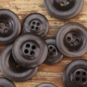 15/20/23mm Corozo Buttons Green Purple Dark Gray Brown 4-hole Natural ...