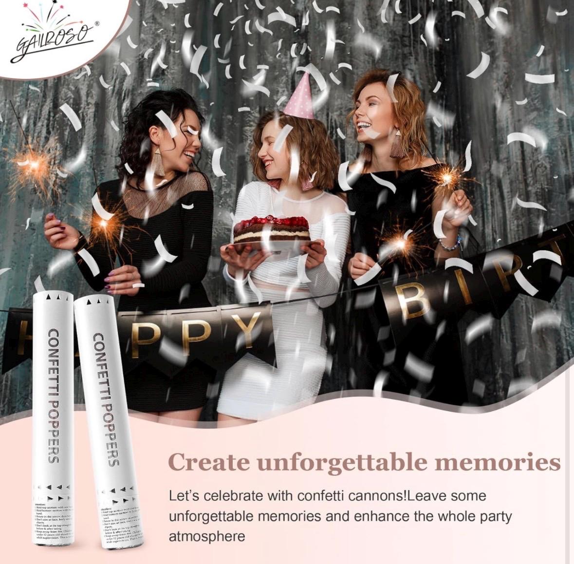 White Confetti Cannon,water Soluble Rice Paper for Wedding ...