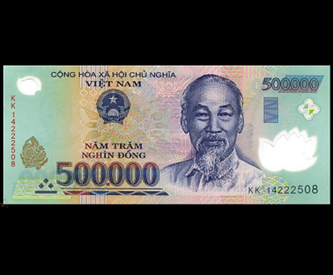 One Million Vietnam Dong: 2 Pcs X 500,000 VND Polymer Banknotes ...