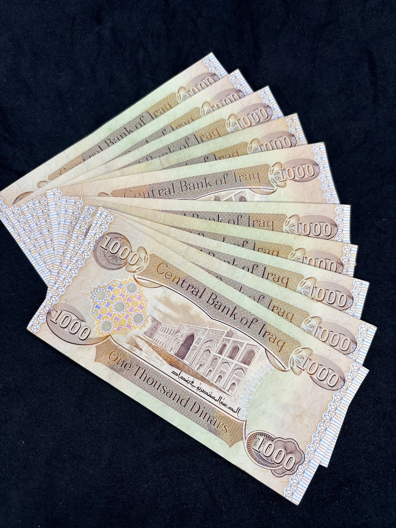 10 X 1000 Iraqi Dinar 2003-2021 Banknotes UNC/CIR plus Extra Notes - Etsy