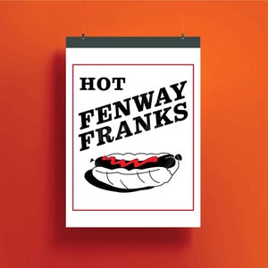 Fenway Franks: Digital Download Printable Wall Art File - Etsy