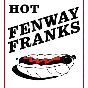 Fenway Franks: Digital Download Printable Wall Art File - Etsy