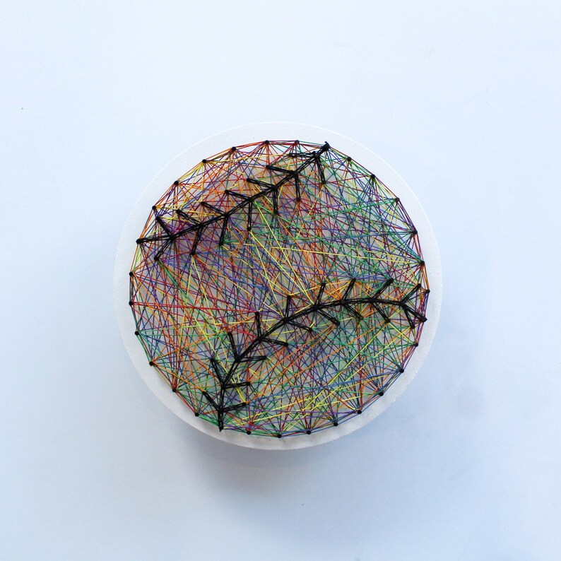 Baseball / Softball String Art: Digital Download Printable Template ...