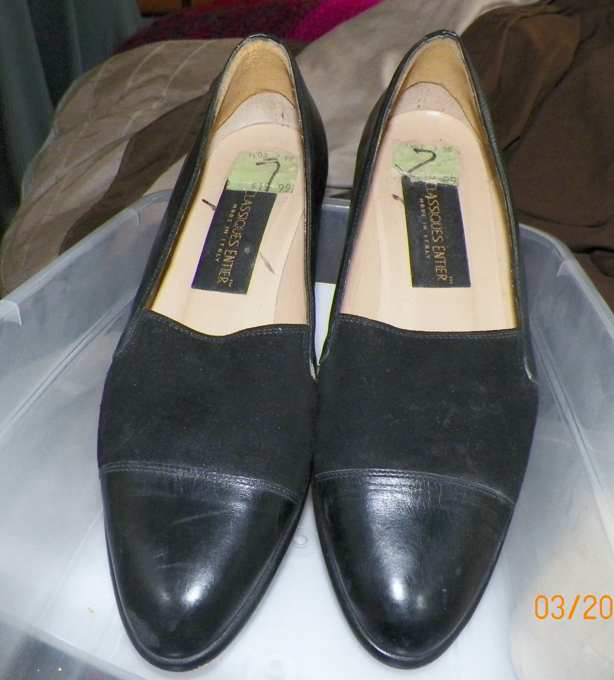 1980s Classiques Entier Italian Leather Slip on Style Loafer, Women ...