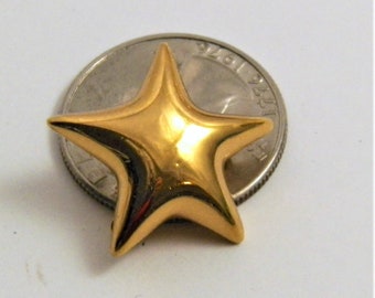 Vintage Starfish Star Nautical Sealife Sea Textured Silver Gold Tone ...