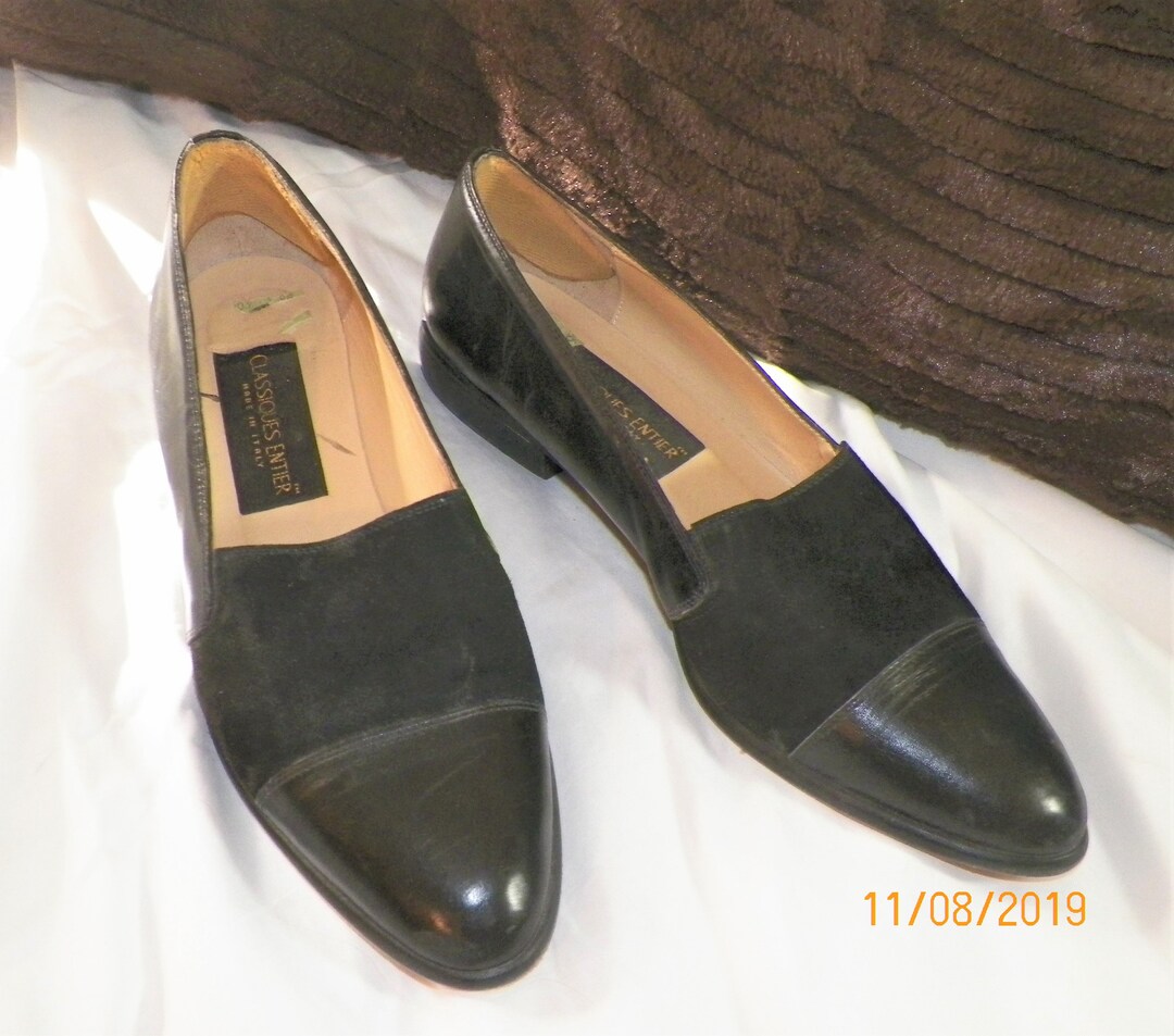 1980s Classiques Entier Italian Leather Slip on Style Loafer, Women ...