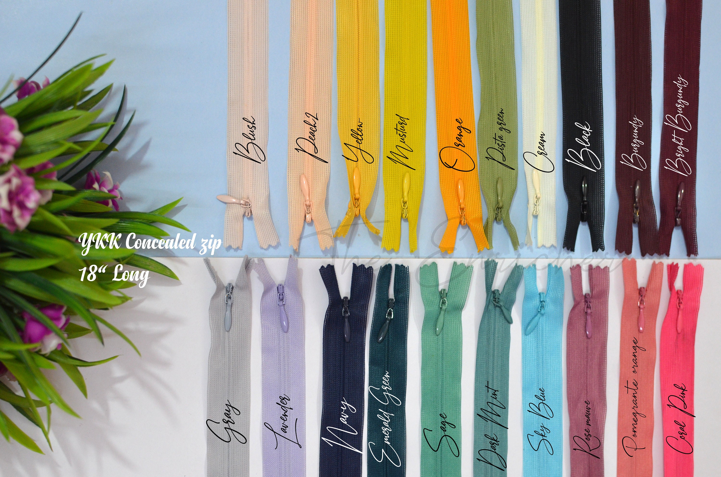 YKK Zipper Wholesale Invisible Zipper zipper for Skirt - Etsy