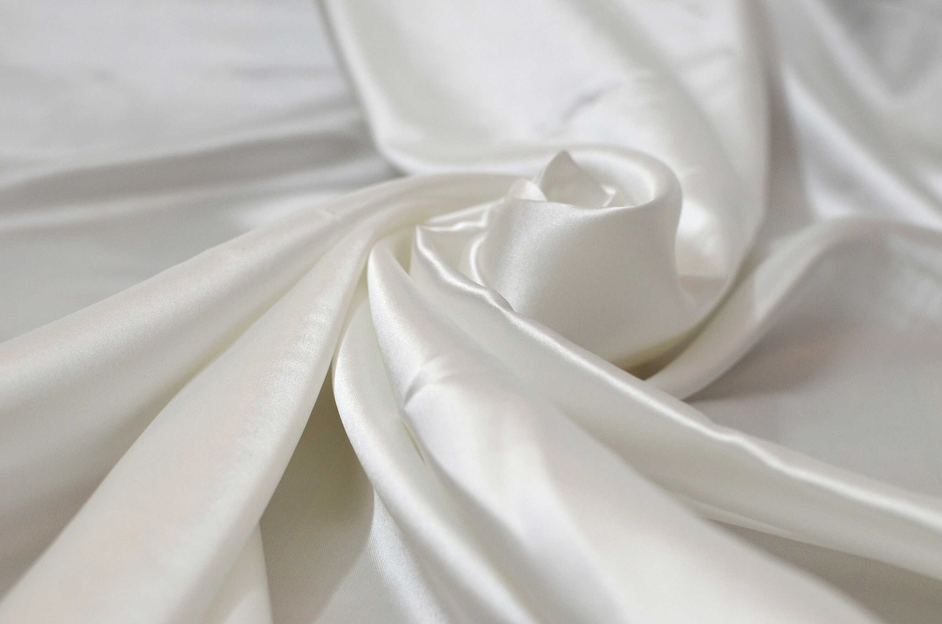 Ivory Satin fabric Ivory wedding fabric 5 yards Bridal | Etsy