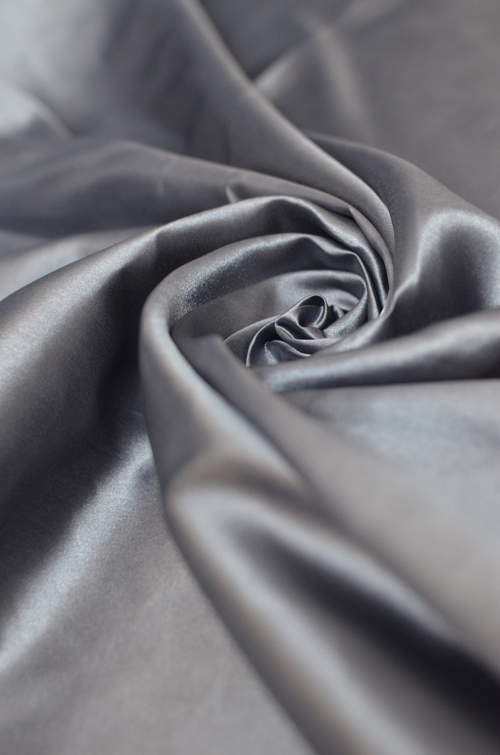 Gray Satin Fabric Gray Smoke Gray Satinsilver Satin - Etsy