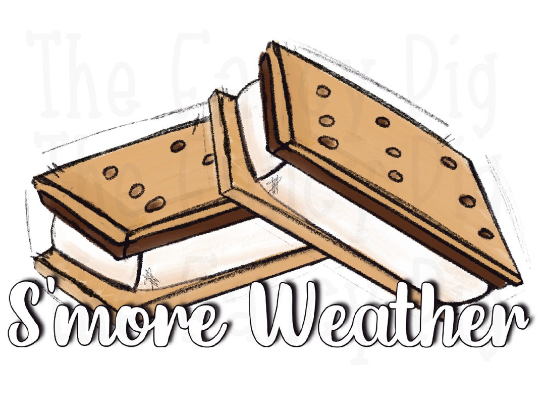 Smore Weather Png Hand Drawn Art Digital Design Download - Etsy