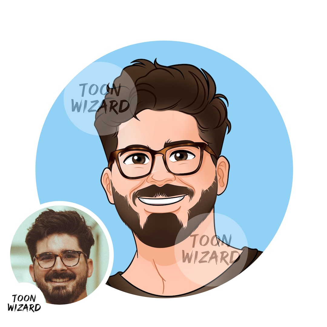 CARTOON PROFILE Digital Custom Made for Your Social Media Accounts ...