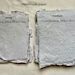 Handmade Paper X 5 Sheets - Etsy