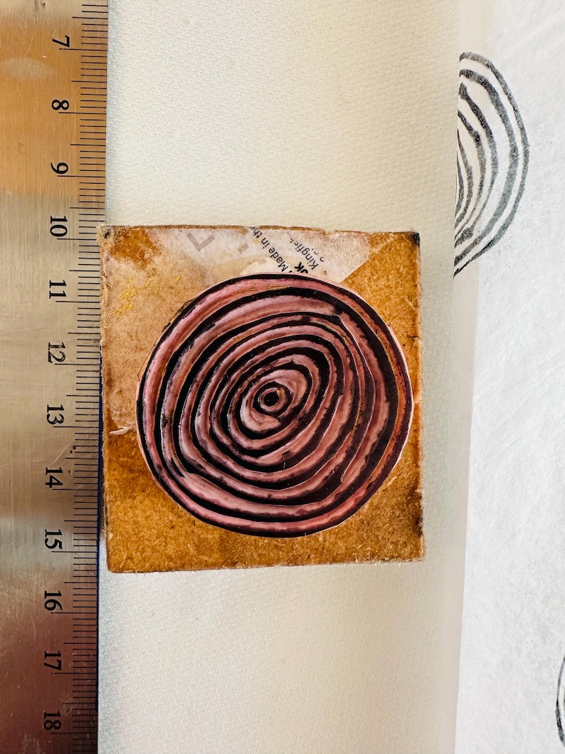 Onion | Rubber Stamps | Lino Stamps | Mounted | Unmounted | Veggies - Etsy