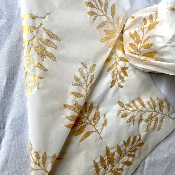 Gold Tissue Paper - Etsy