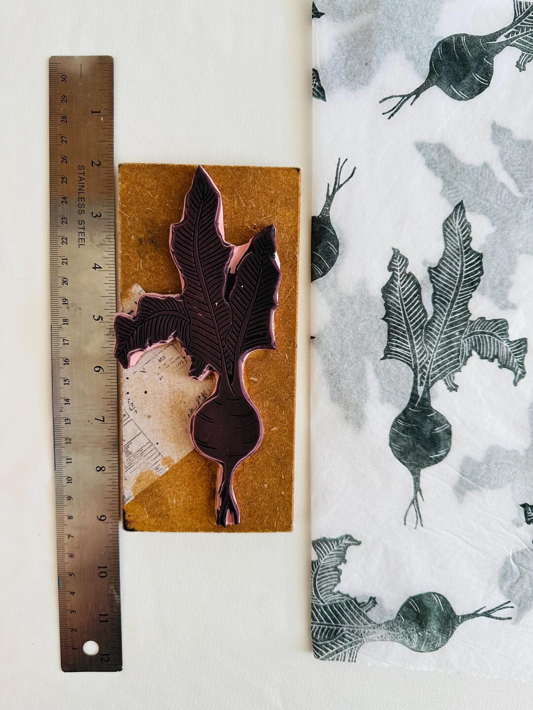 Beetroot | Rubber Stamps | Lino Stamps | Mounted | Unmounted | Veggie ...