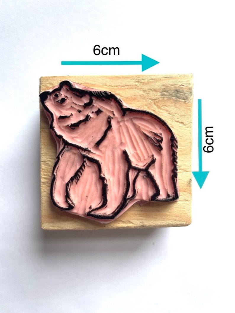 Bear | Rubber Stamps | Lino Stamps | Mounted | Unmounted | Polar Bear ...