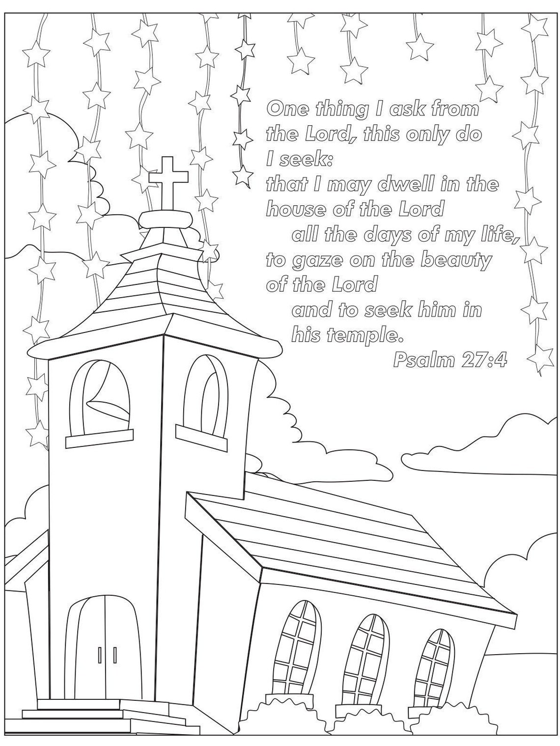 37 Bible Psalms Coloring Pages | Etsy