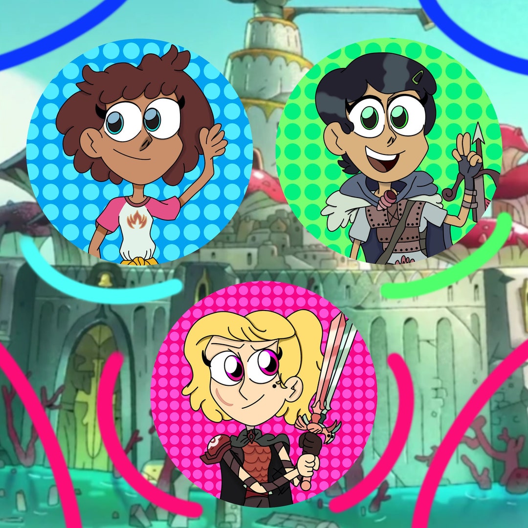 Calamity Trio Amphibia Pins - Etsy