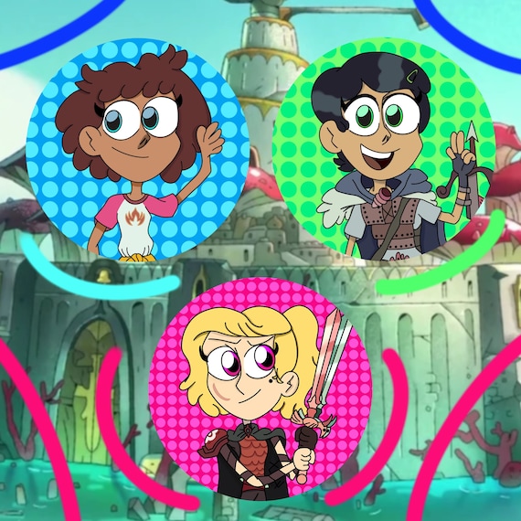 Calamity Trio Amphibia Pins - Etsy