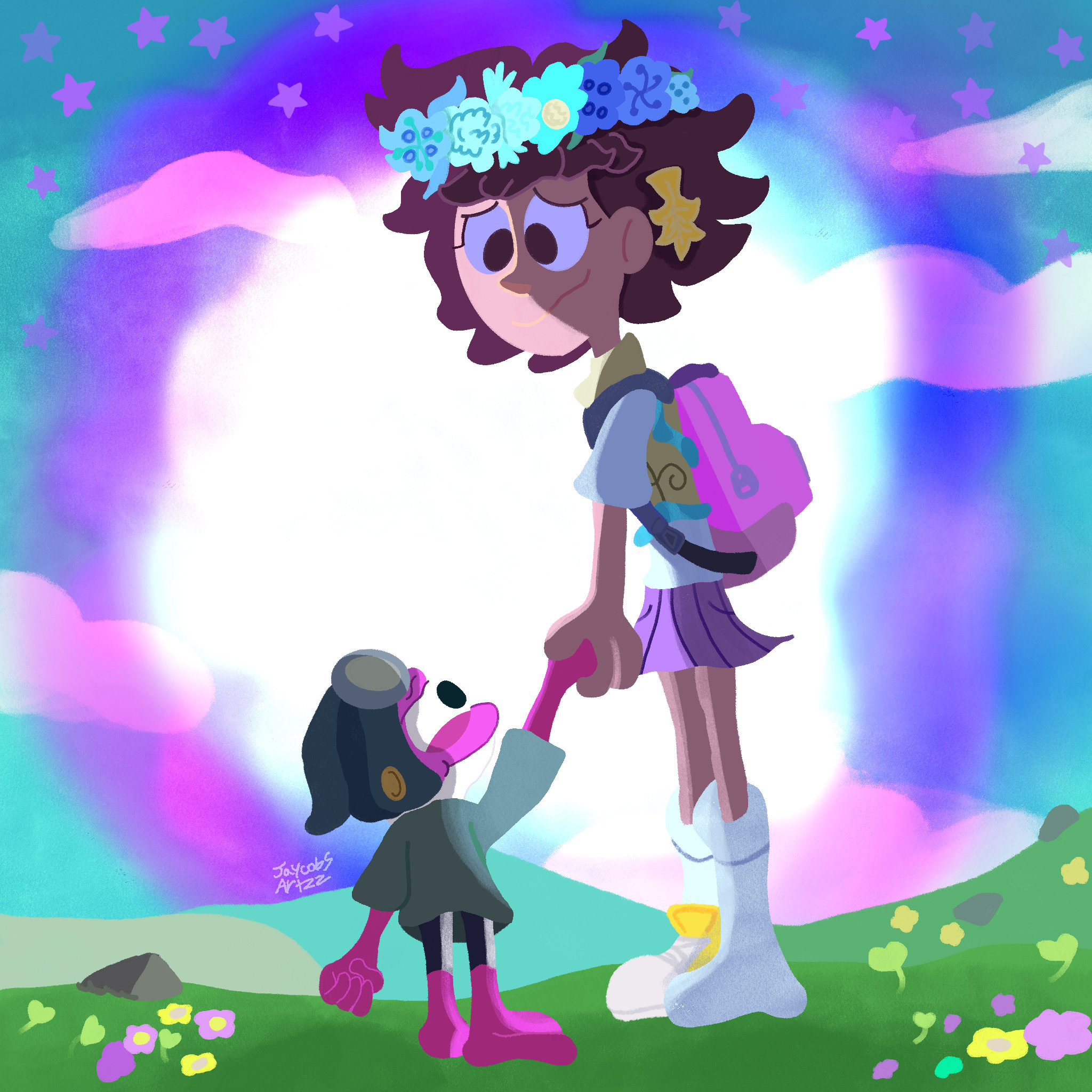 Amphibia 8x8 Poster Art Print Pre-order the Hardest Thing - Etsy