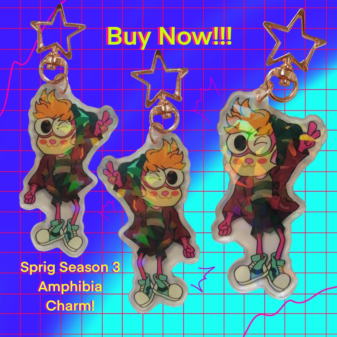 Amphibia Sprig Season 3 Acrylic Charm - Etsy