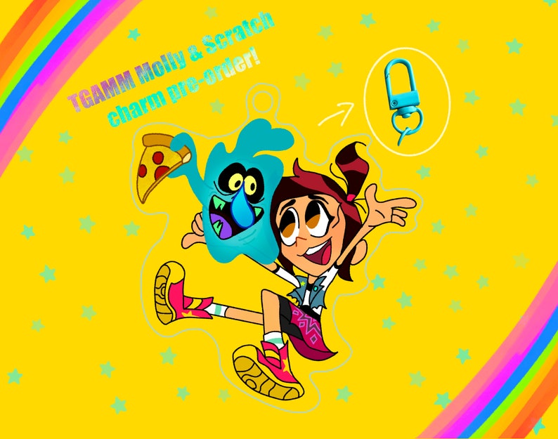 TGAMM Molly and Scratch Charm the Ghost and Molly Mcgee - Etsy