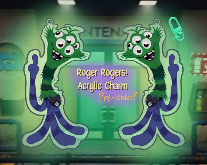 Roger Rogers Charm (monsters at Work) Acrylic Charm - Etsy