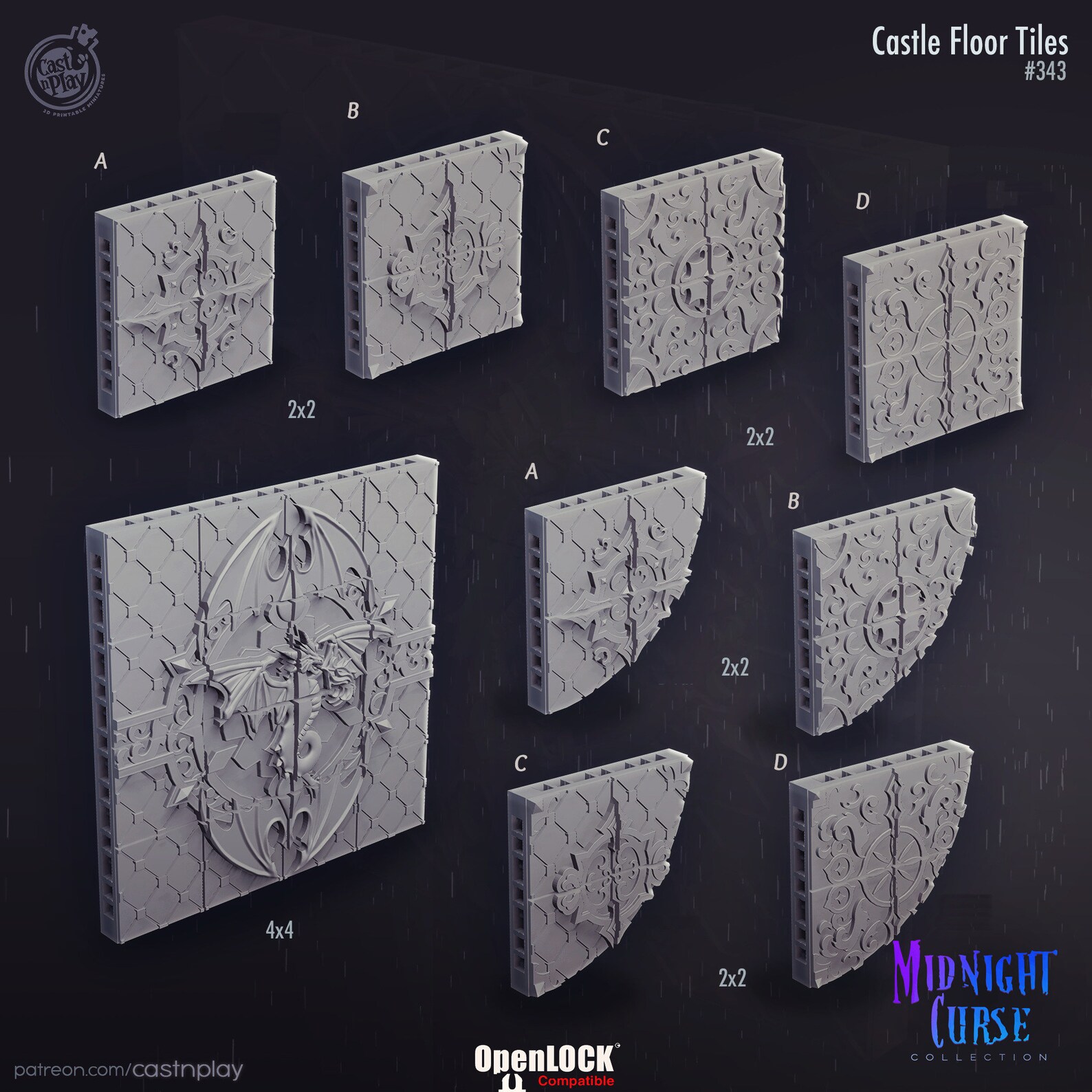 4x4 Tabletop Rpg Floor Tiles Cuevas Templos Castillos Etsy
