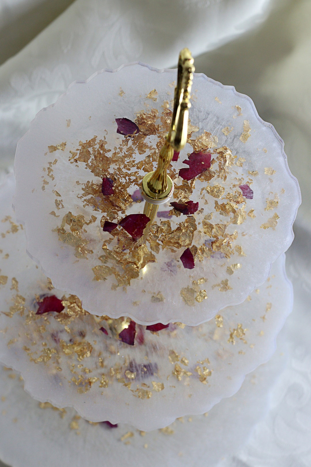 Epoxy Resin Cake Stand 3 Tier Wedding Decor Decoration Serving - Etsy