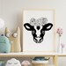Floral Cow Svg Highland Heifer Svg Cow Svg Highland Cow With Flower Svg ...