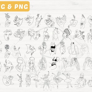 Line Art Svg Bundle 175 Line Art Svg Minimalist Svg - Etsy UK