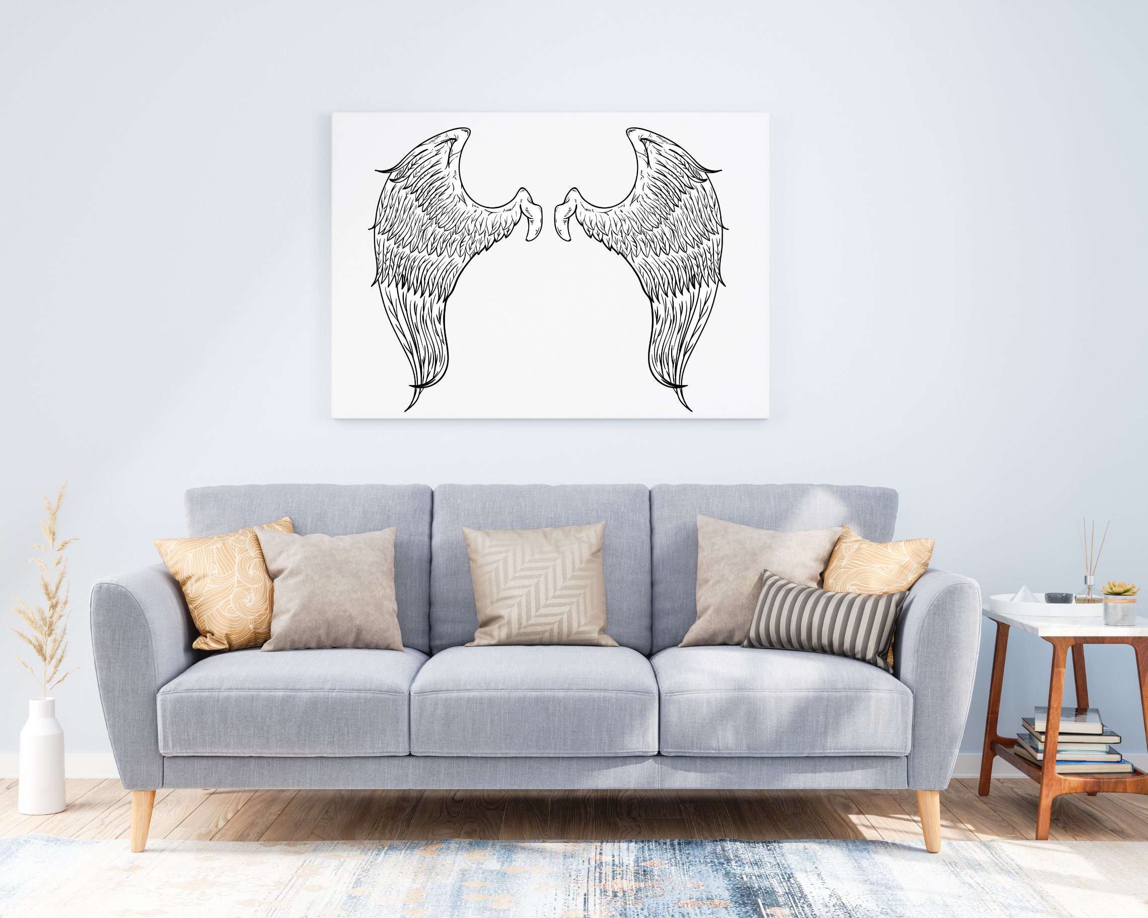 Procreate Wings Stamps | 100 Wings Stamps for Procreate| Angel Wings ...